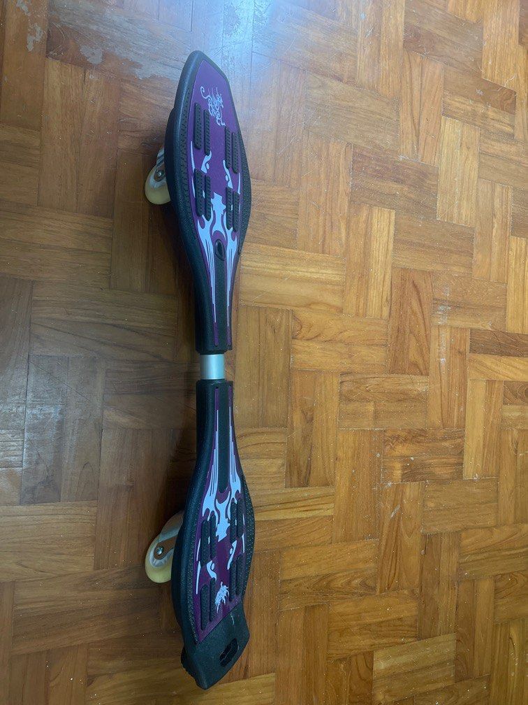 2 wheels wave board for beginners of all ages (minimum 6yo & above ...