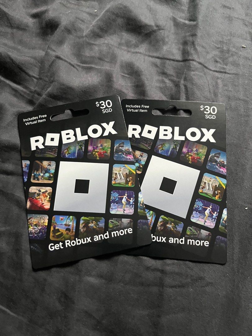 $30 Roblox gift card, Video Gaming, Gaming Accessories, Game Gift Cards ...
