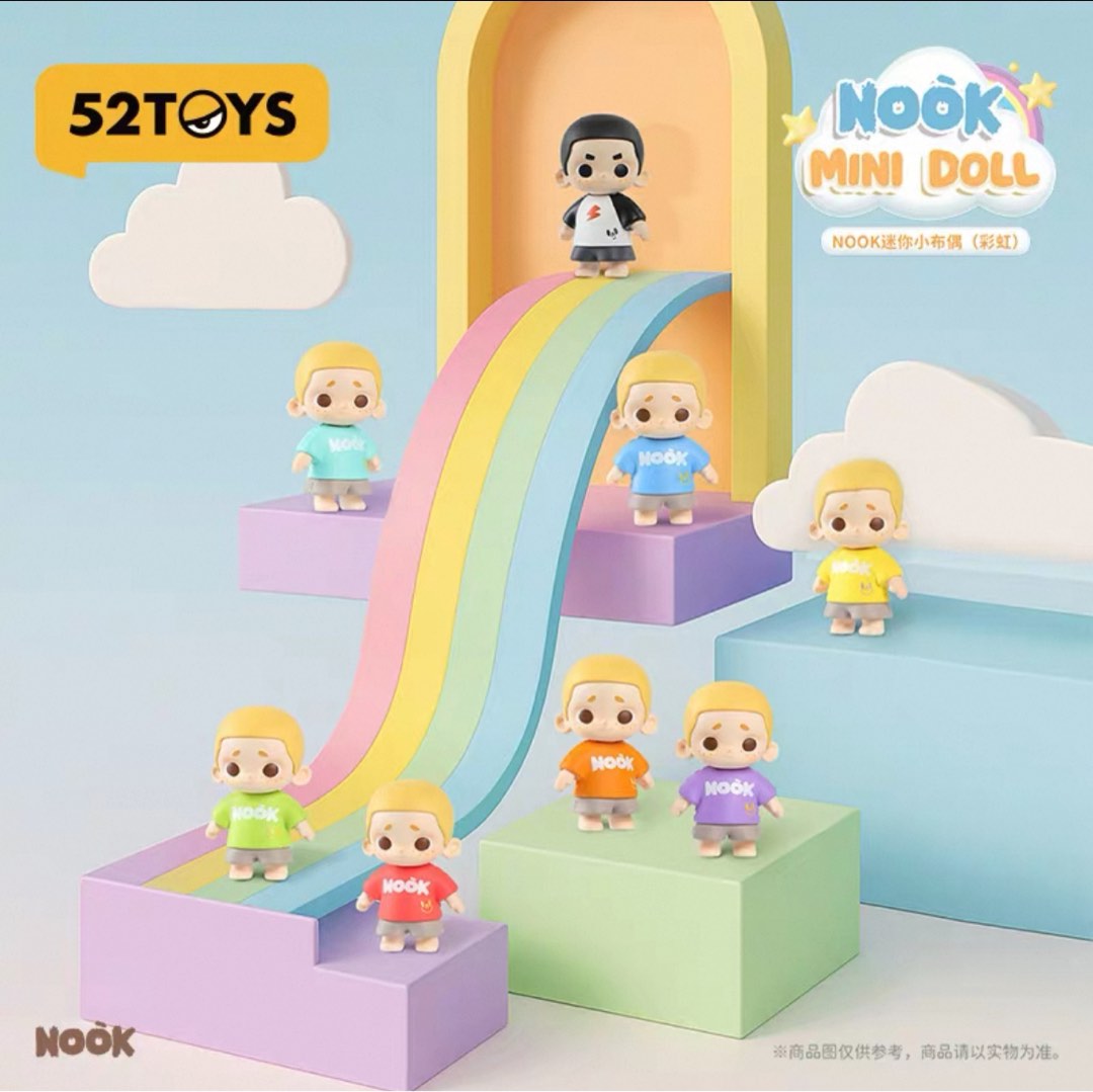 52 TOYS NOOK MINI DOLLS NOOK THE KID SERIES / FULL SET ONLY 7 pcs ...