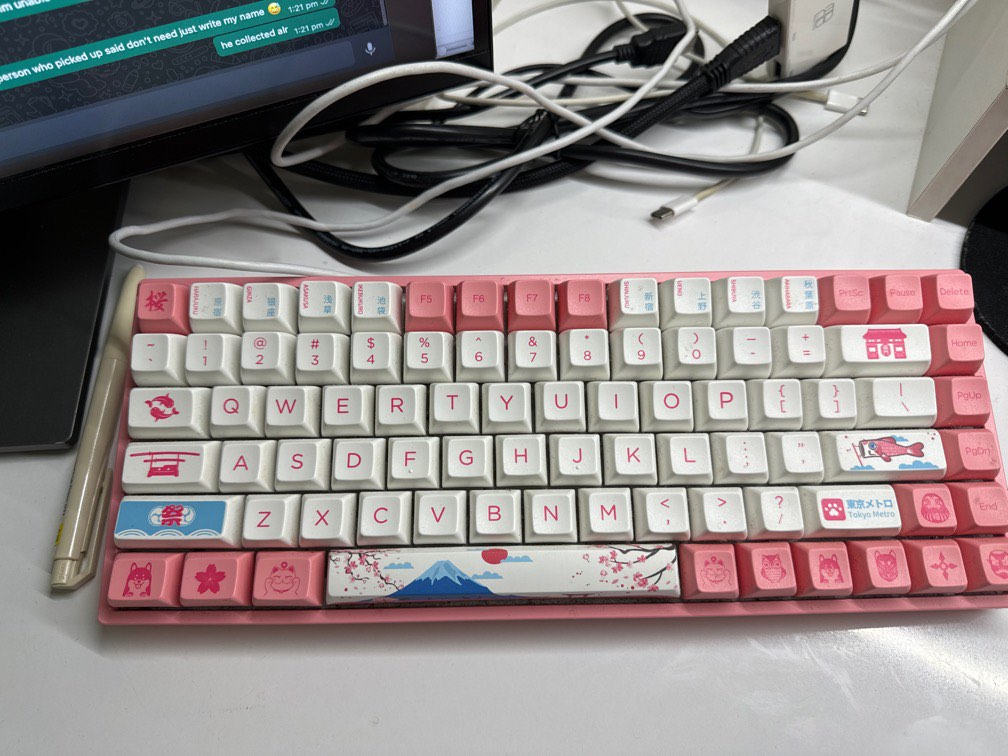 AKKO japanese theme keyboard, Computers & Tech, Parts & Accessories ...