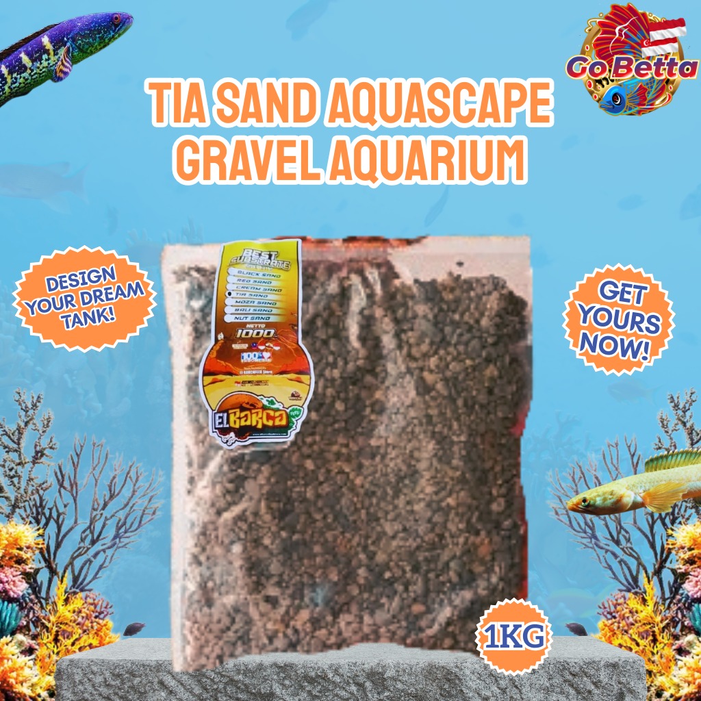 Aquarium Sand Aquascape Premium Super Fine Tia Sand Malang Gravel Nut ...