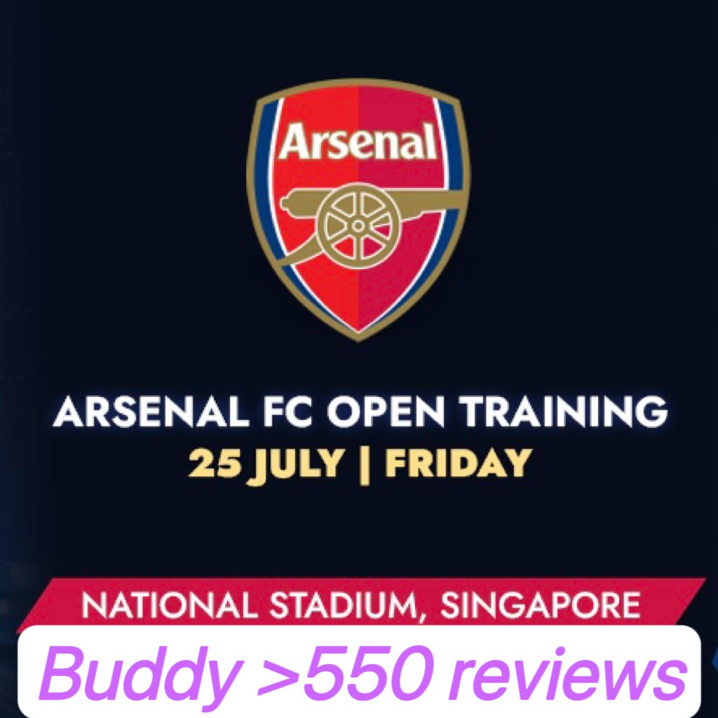 ARSENAL FC OPEN TRAINING 25 JUL 2025 SINGAPORE FESTIVAL OF FOOTBALL ...