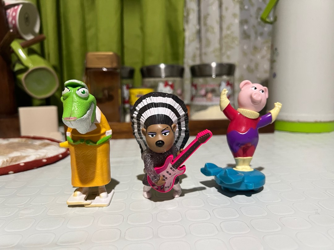 Ash, Miss Crawly, and Rosita The Singer 2 McDonald's Collectible 2021 ...
