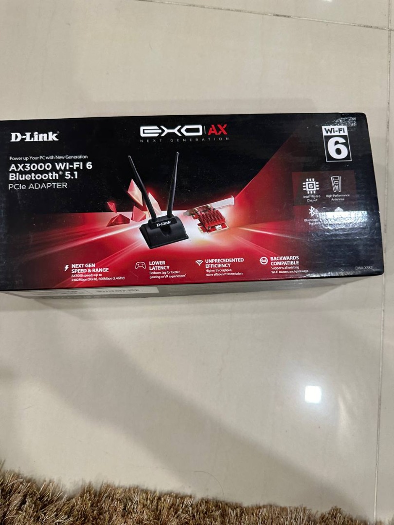 AX3000 WiFi 6 Wireless PCle Adapter with Bluetooth 5.1 | DWA-X582 ...