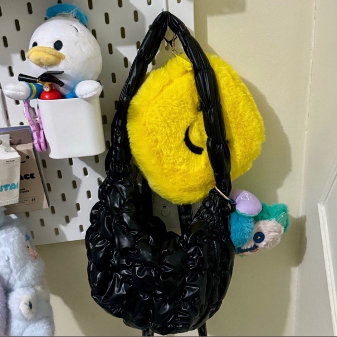 Black COS style Crossbody Quilted Medium Sized Summer Shoulder Bag ...