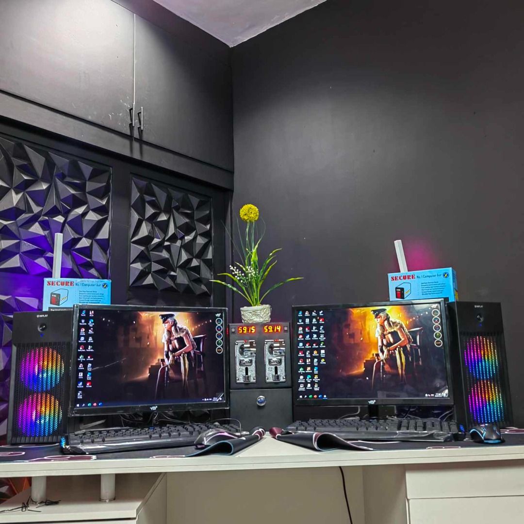 BRANDNEW GAMING TWIN PISONET AMD RYZEN 5 3400G 8GB RAM 128GB SSD ...