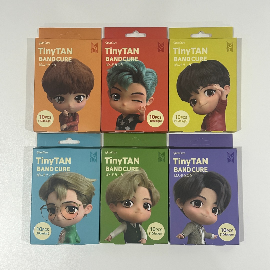 BTS Official TinyTAN Bandage 10 pieces Dynamite Version [Sealed], Hobbies & Toys, Memorabilia ...