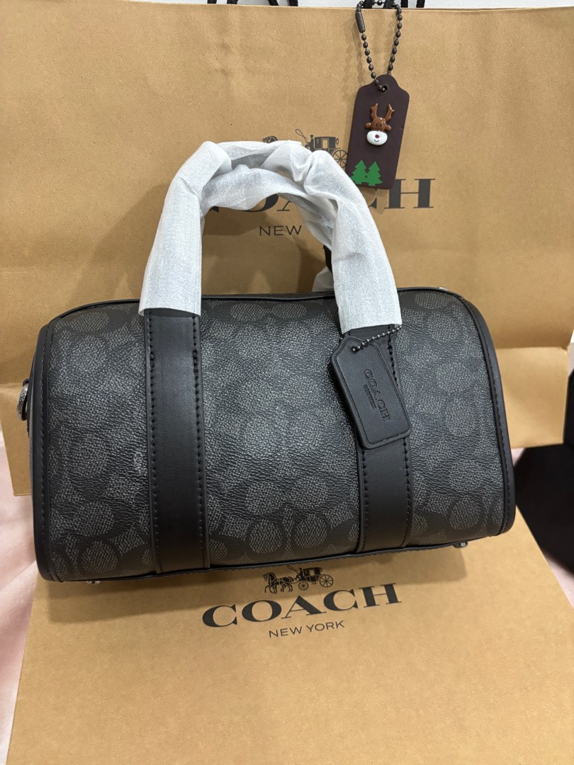 Coach CA186 GOTHAM DUFFLE 24 IN SIGNATURE CANVAS, Men's Fashion, Bags ...