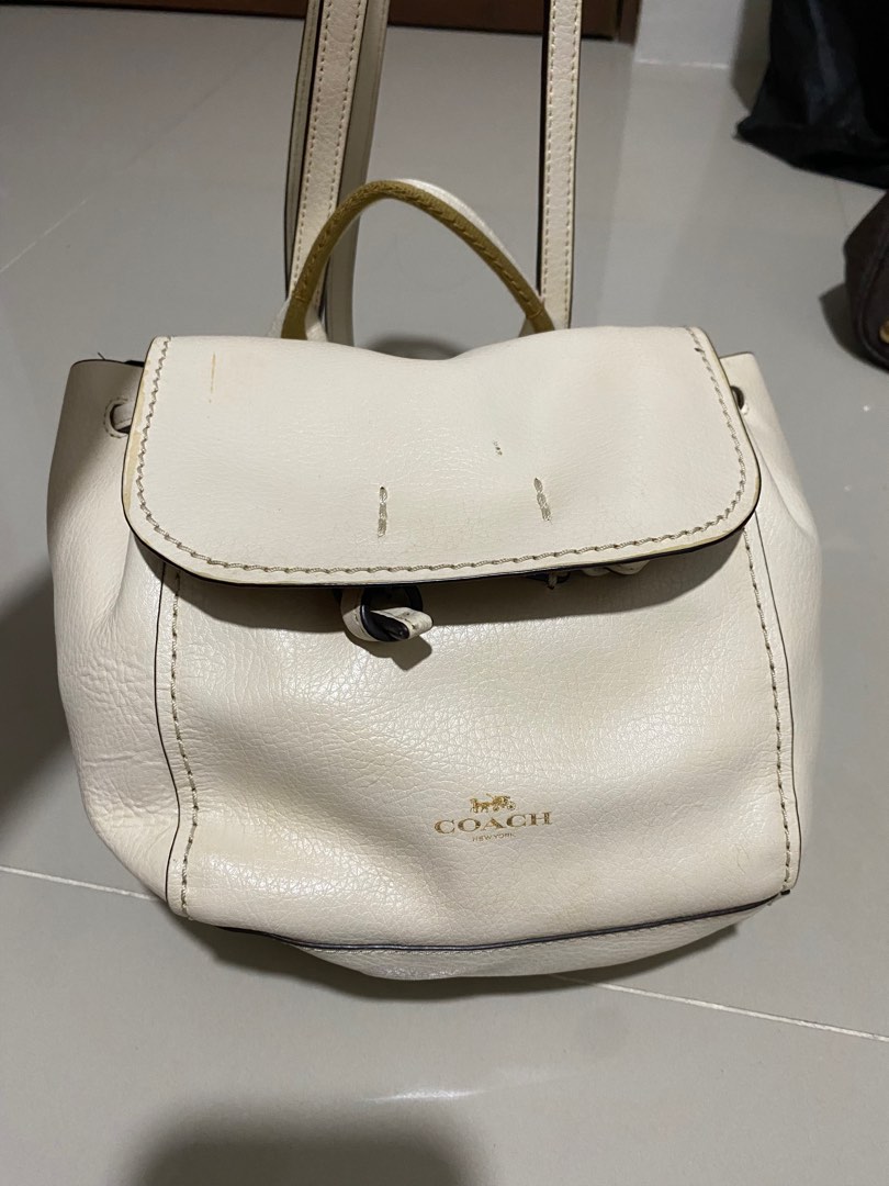 Coach DERBY MINI BACKPACK WITH STRIPE WEBBING, Luxury, Bags & Wallets ...