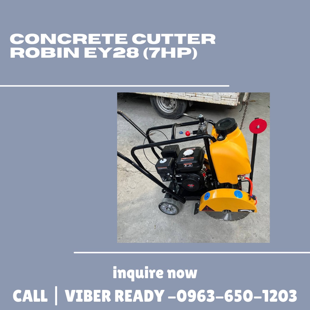 concrete cutter robin EY28 (7Hp) Model: CNQ-14, Furniture & Home Living ...