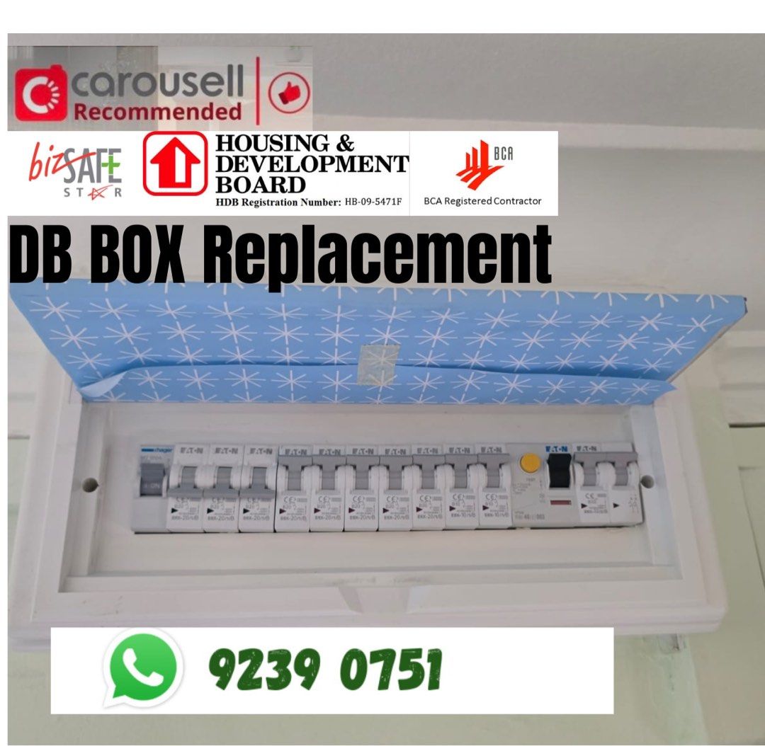 DB BOX replacement/HDB DB BOX/ BTO DB BOX, Home Services, Home Repairs ...