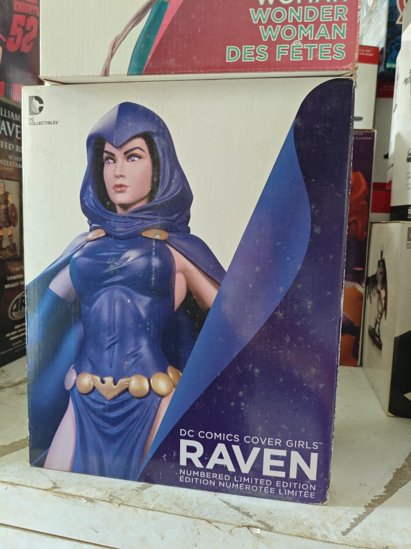 DC Direct DC Cover Girls Raven by Artgerm Statue, Hobbies & Toys, Toys ...
