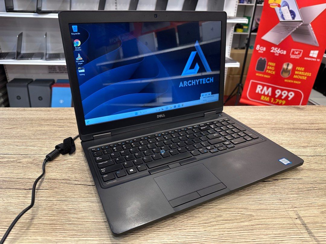 Dell Latitude 5580 Laptop i5 7th Gen 8GB RAM 256GB SSD 15.6 Inch Screen ...