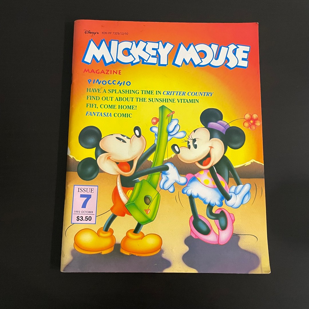 Disney Mickey Mouse Magazine 1992, Hobbies & Toys, Collectibles ...