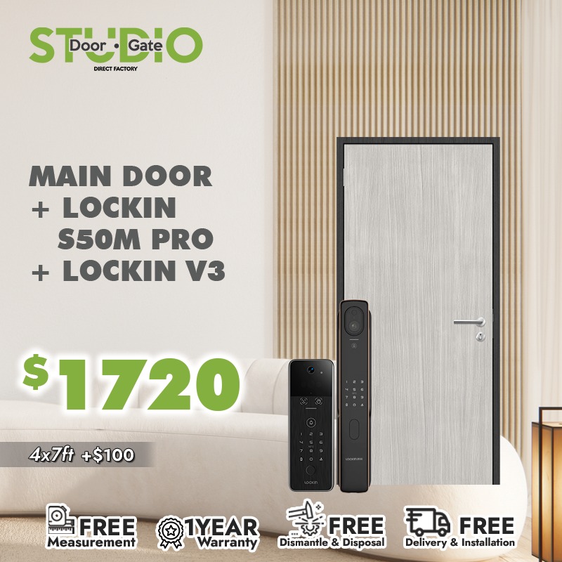 Door Factory Sale Bundle Offer - HDB/BTO/Condo Main Door,Digital Lock ...