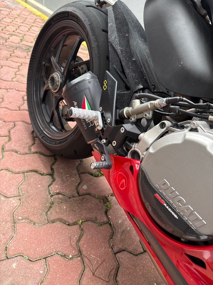 Ducati Panigale V2 LIGHTTECH Rearsets, Motorcycles, Motorcycle Accessories on Carousell