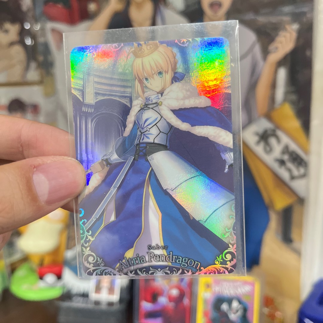 Fate Grand Order | FGO Wafer Cards- SP Altria Pendragon Saber, Hobbies ...