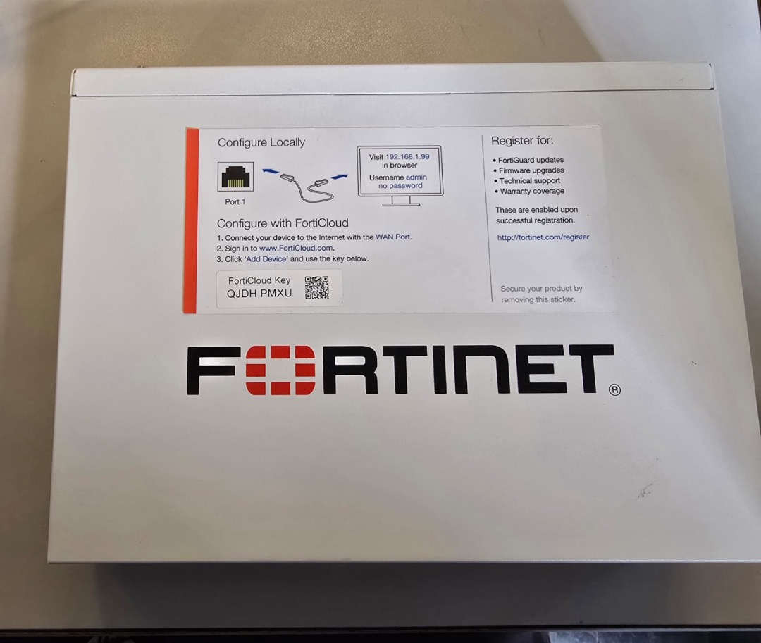 Fortinet FortiGate 60E Network Security/Firewall Appliance (FG-60E ...