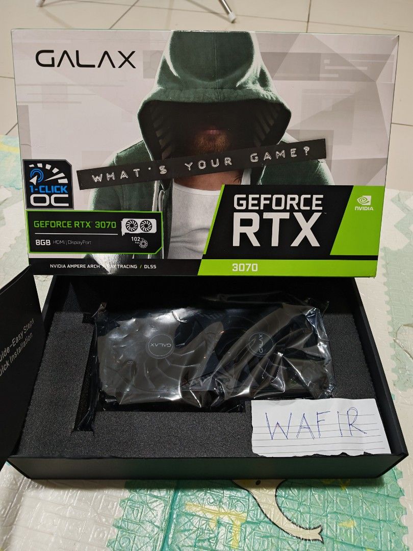 Galax RTX 3070 GeForce 8gb OC, Computers & Tech, Parts & Accessories ...