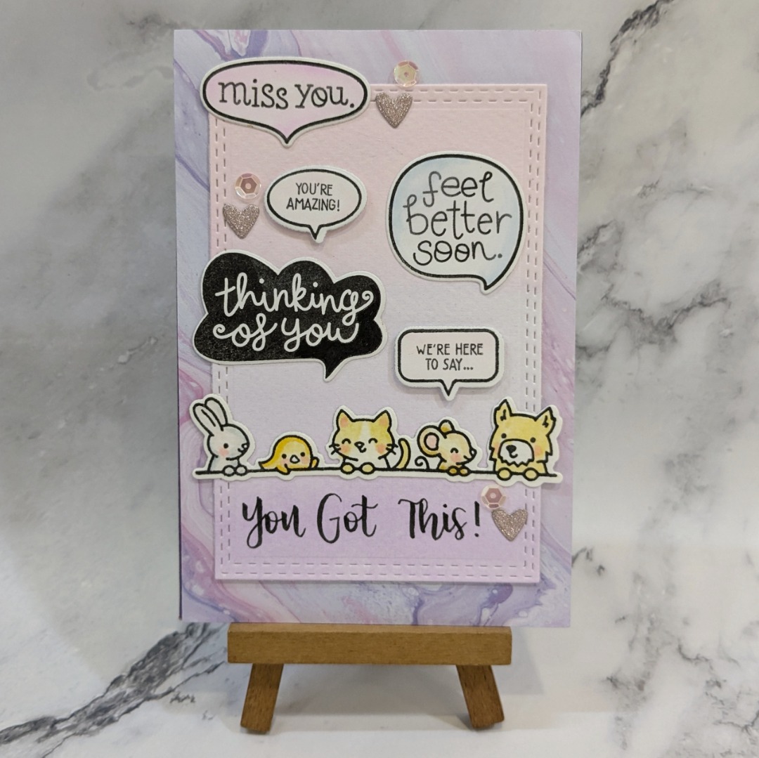 Handmade Get Well Soon, Feel Better, Encouragement Card 3D pop up ...