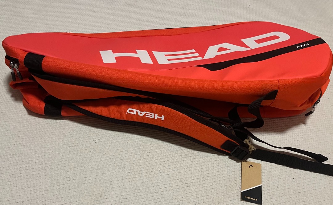 HEAD Tennis Racket Bag - Tour Racket Bag L (Orange), Sports Equipment ...