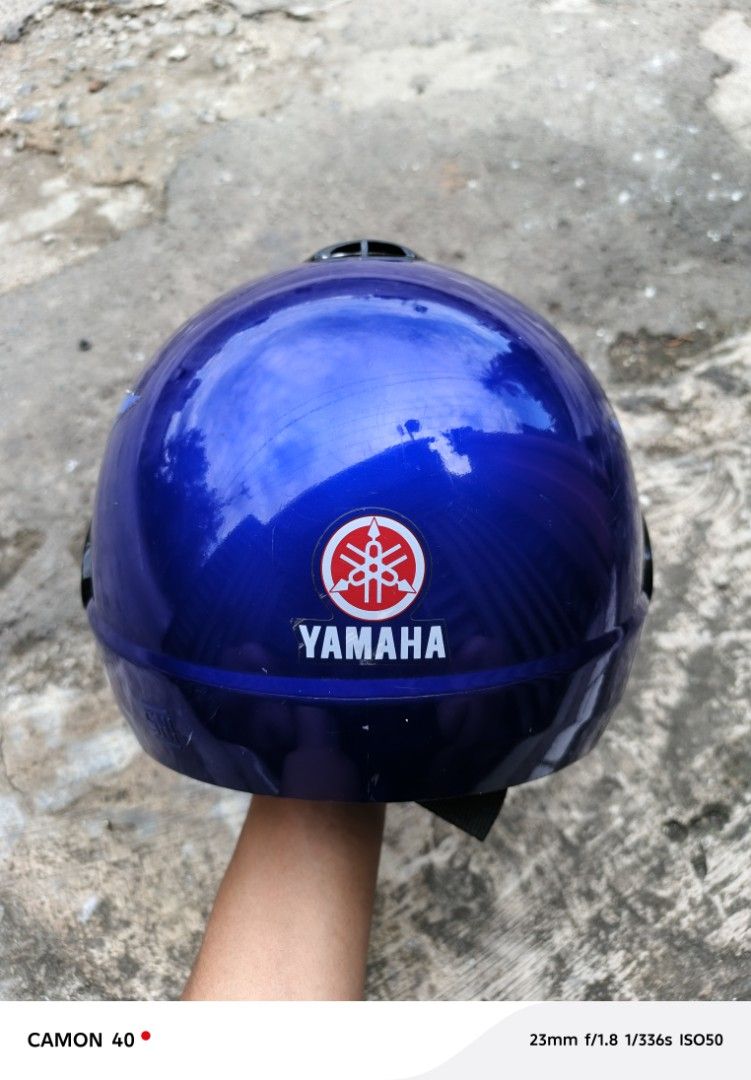 HELM JADUL YAMAHA MIO SPORTY BIRU ORIGINAL MULUS MINUS KACA, Antik ...