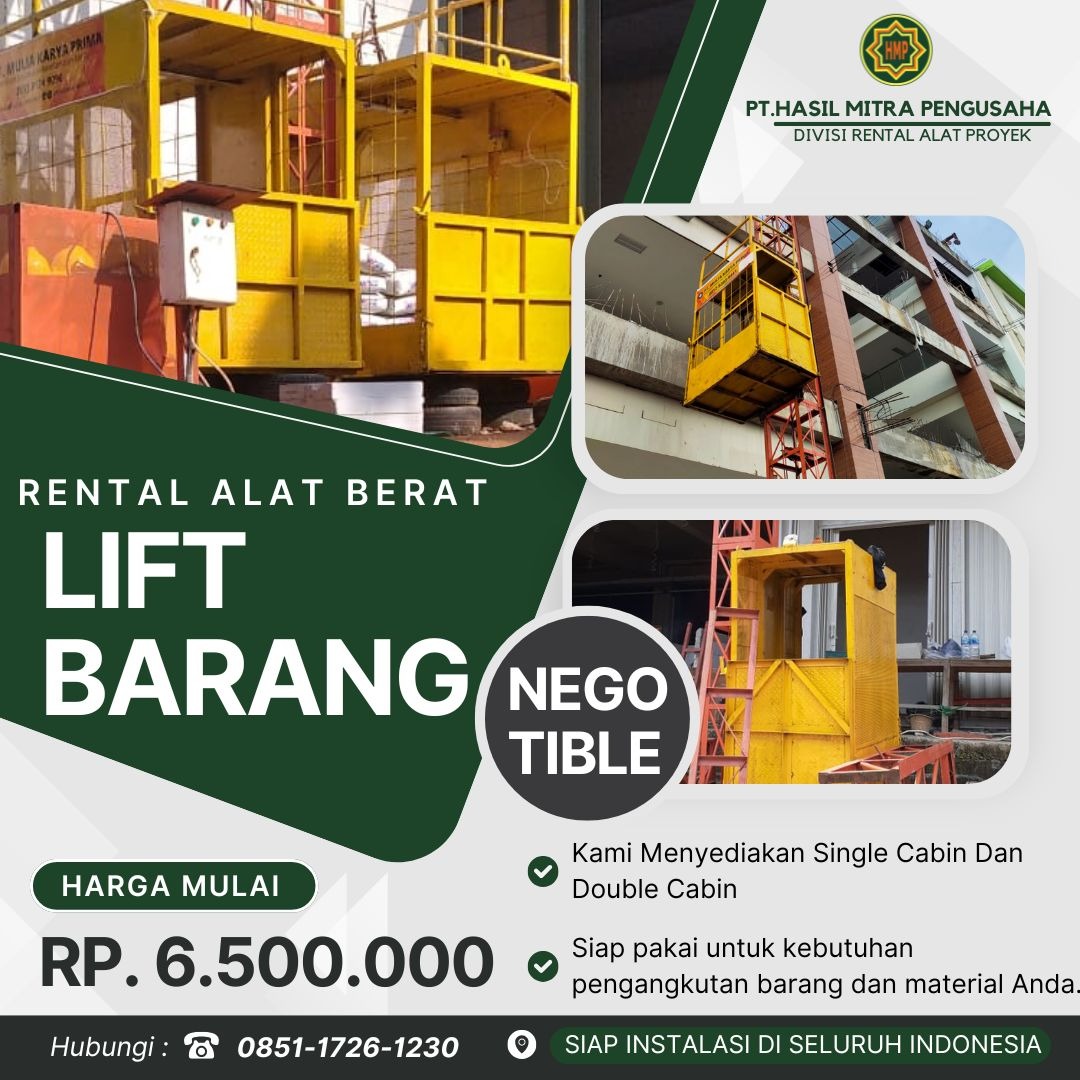 JASA SEWA LIFT BARANG TASIKMALAYA | LIFT PROYEK | LIFT BARANG | ALIMAX | LIFT MATERIAL Di 1-4 ...