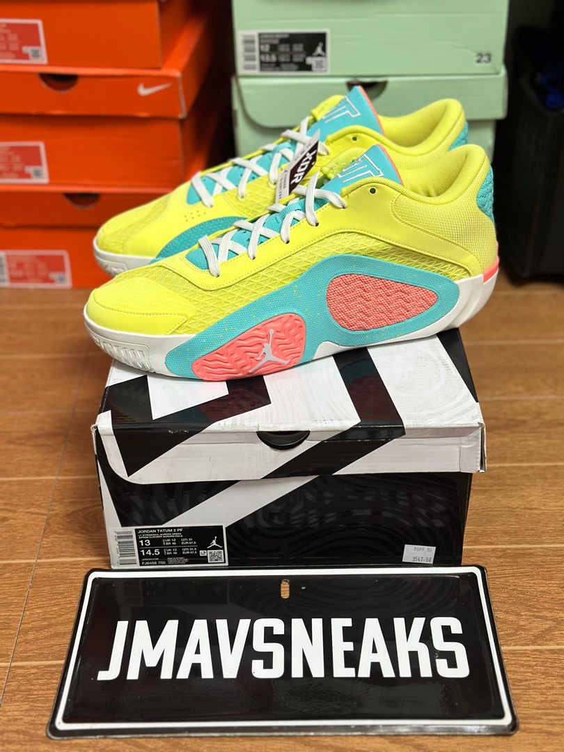 Jason Tatum 2 Lemonade, Men's Fashion, Footwear, Sneakers on Carousell