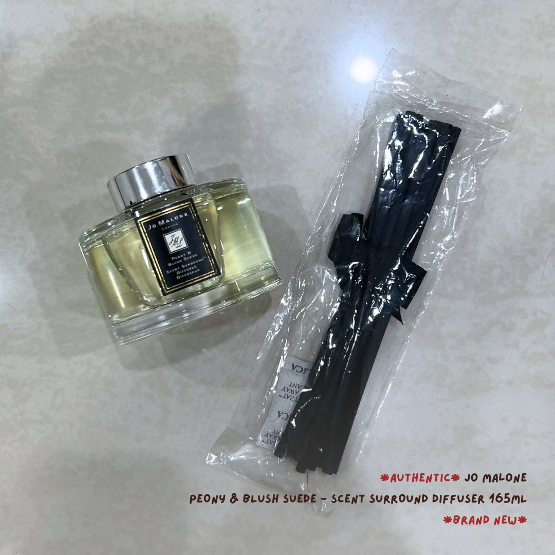 JO MALONE - Peony & Blush Suede - Scent Surround Diffuser 165ml, Furniture & Home Living, Home ...