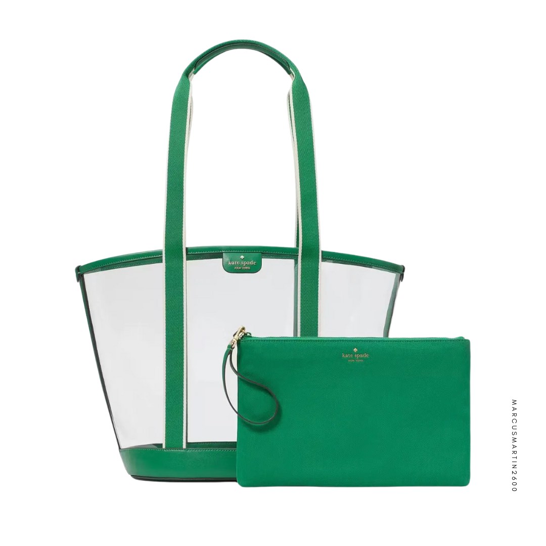 KATE SPADE CLARE SEE THROUGH TOTE, Luxury, Bags & Wallets on Carousell