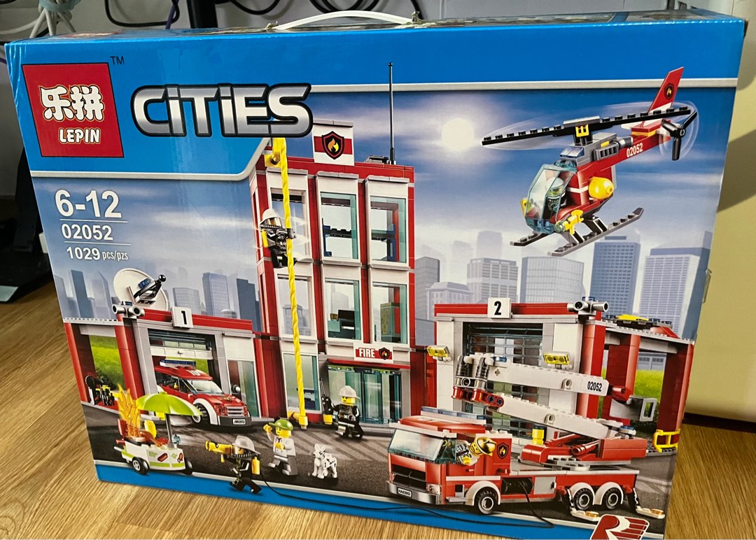 Lepin Cities Fire Station, Hobbies & Toys, Toys & Games on Carousell