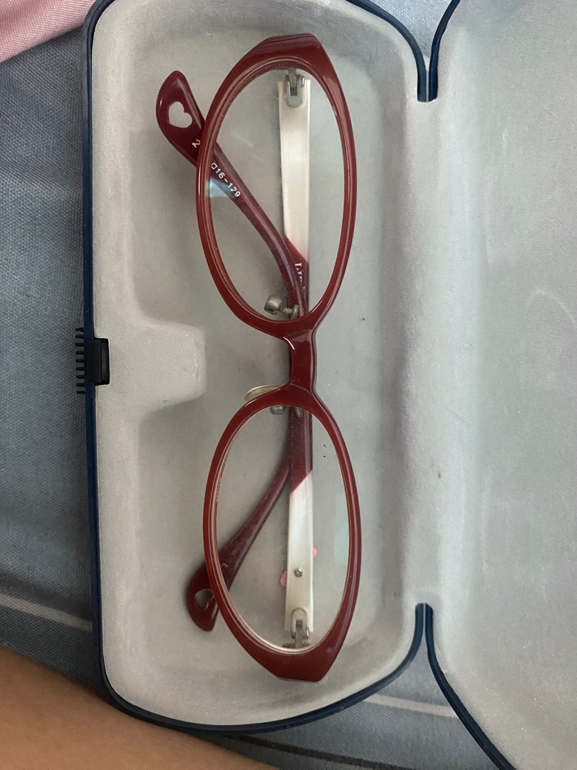liz lisa vintage red eyeglass with charm, Women's Fashion, Watches ...