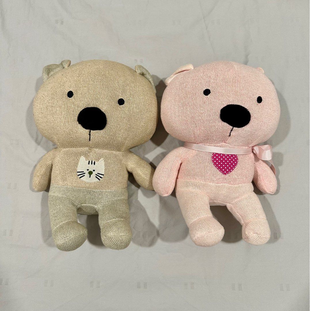 Mochi mochi bear soft toy x2, Hobbies & Toys, Toys & Games on Carousell