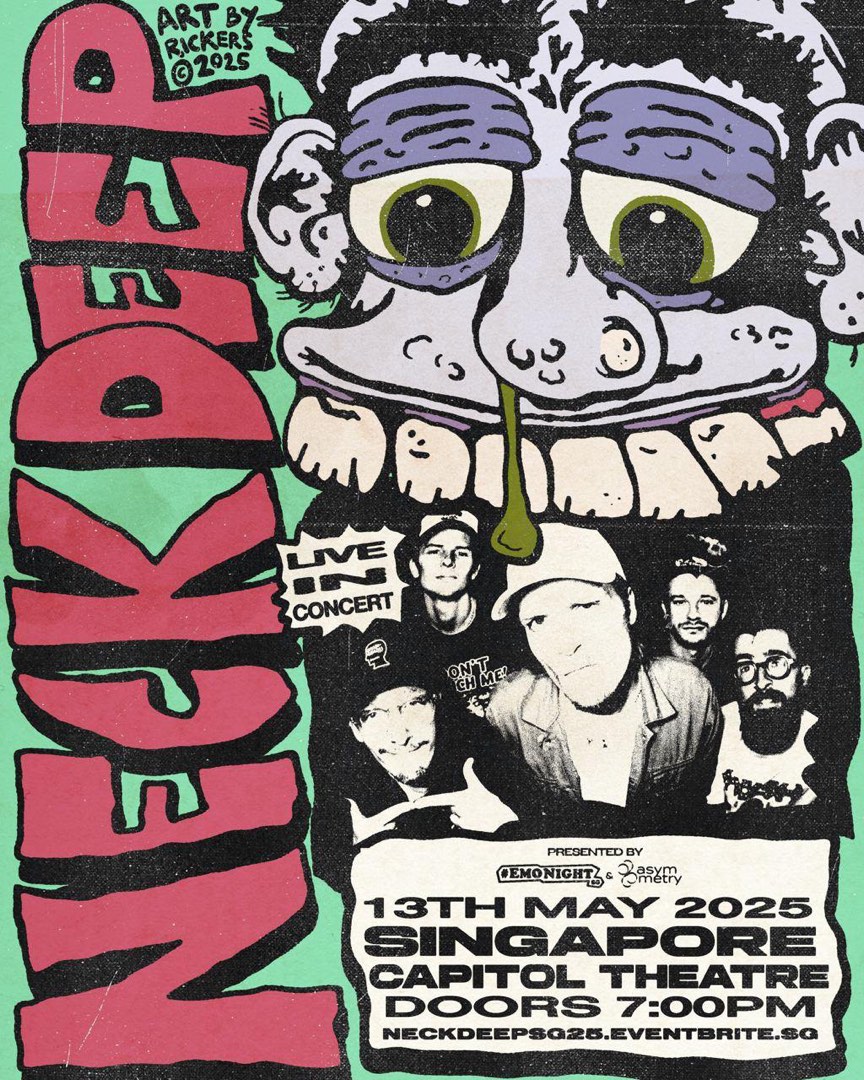 Neck Deep Concert Ticket, Garage Sale on Carousell