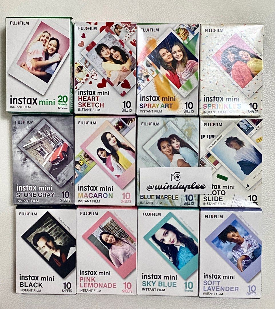 [NEW & READY] Instax Mini Paper Film Single & Twin Pack (EXP 2026/2027 ...