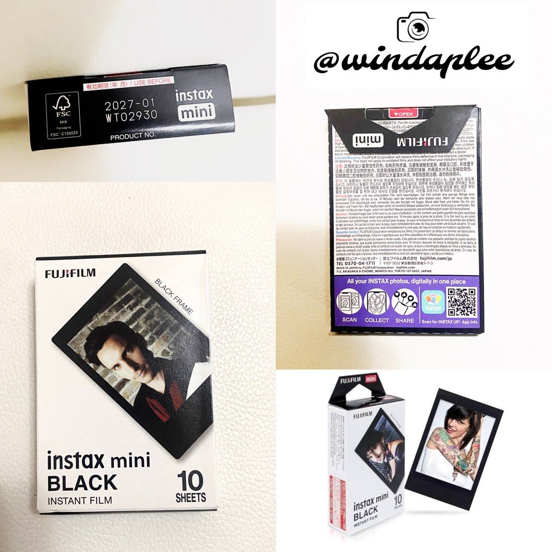 [NEW & READY] Instax Mini Paper Film Single & Twin Pack (EXP 2026/2027 ...