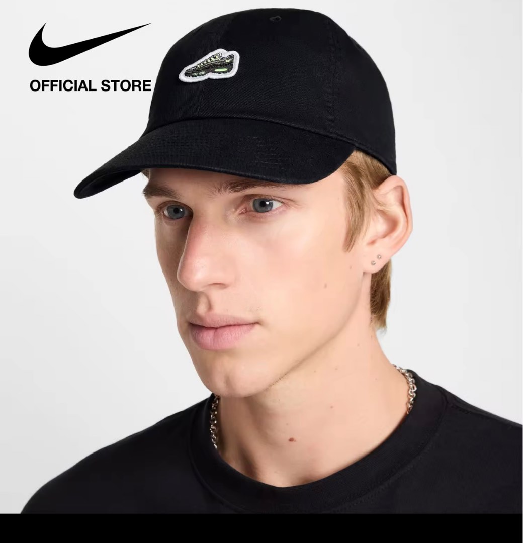 Nike Club Air Max Cap- Black, Men's Fashion, Watches & Accessories ...
