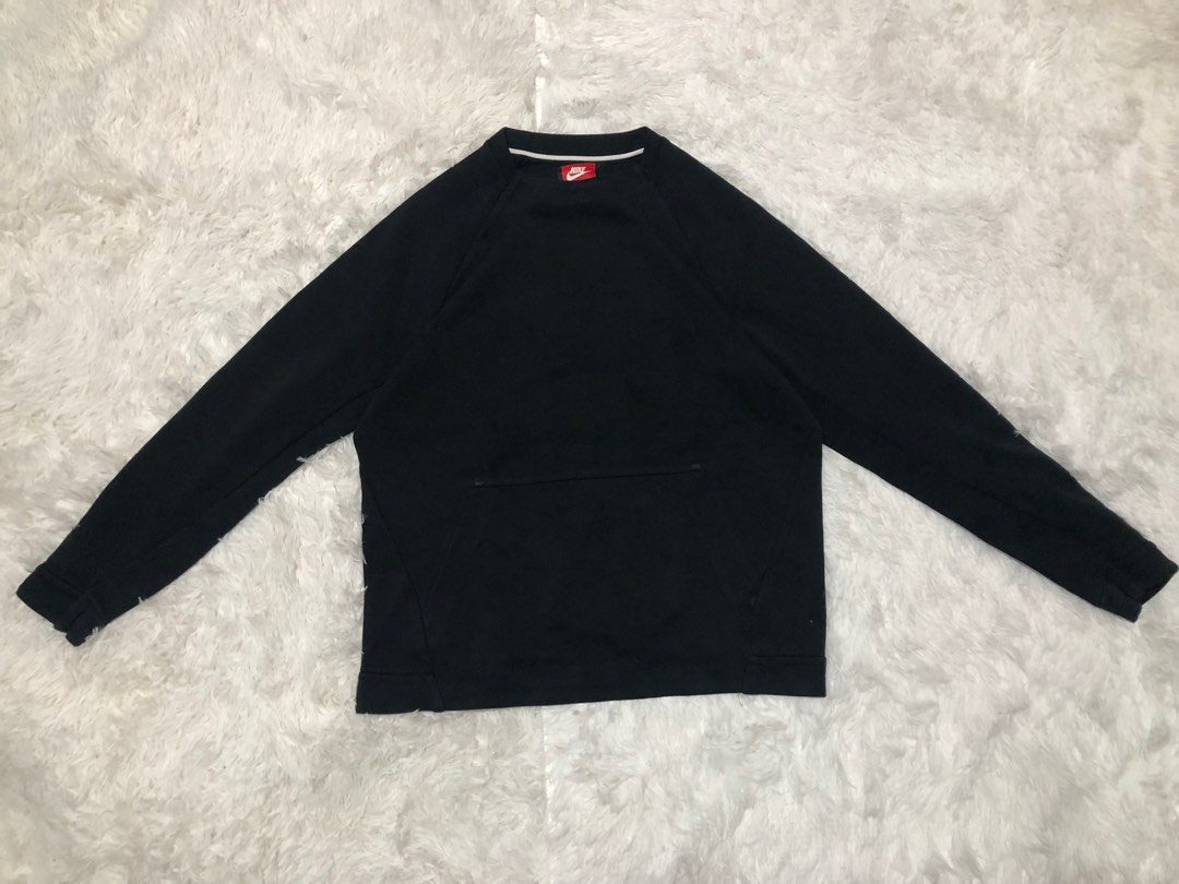 NIKE NAVY BLUE TECH FLEECE SWEATSHIRT, Men's Fashion, Coats, Jackets ...