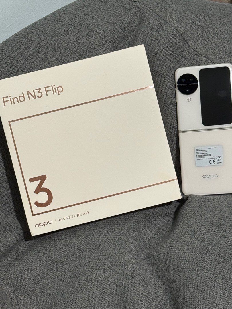 Oppo Find N3 Flip Cream Gold 256GB, Mobile Phones & Gadgets, Mobile ...