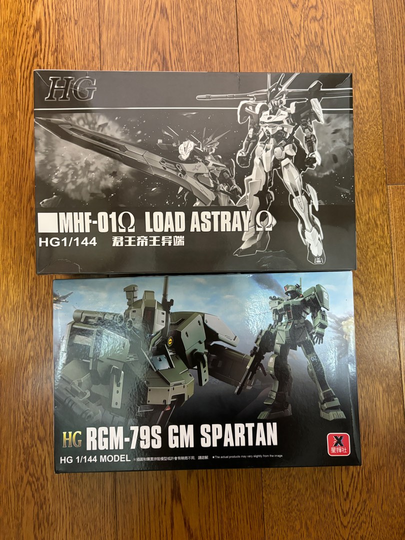 P-Bandai HG 1/144 Gundam Load Astray Omega and GM Spartan Bootleg ...