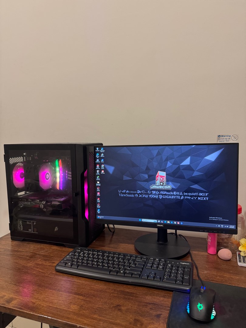 Pc gaming complete set, Computers & Tech, Desktops on Carousell
