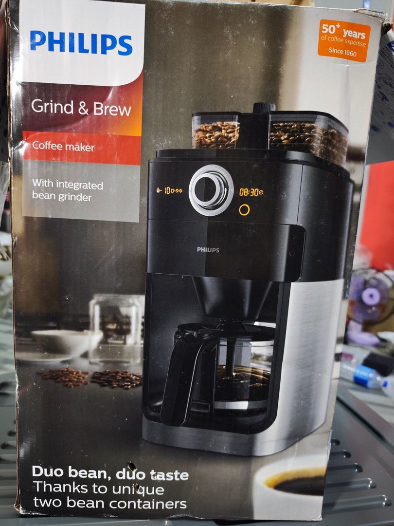 Philips grind & brew, TV & Home Appliances, Kitchen Appliances, Coffee ...