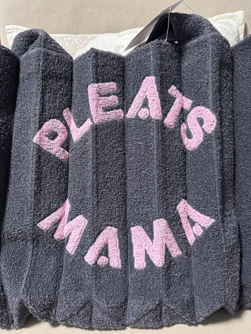 Pleats Mama Poodle Bag (Grey), Women's Fashion, Bags & Wallets, Tote Bags on Carousell