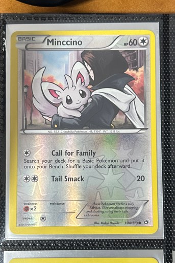 Pokemon Legendary Treasures | Minccino #104 Reverse Holo | Pokemon ...