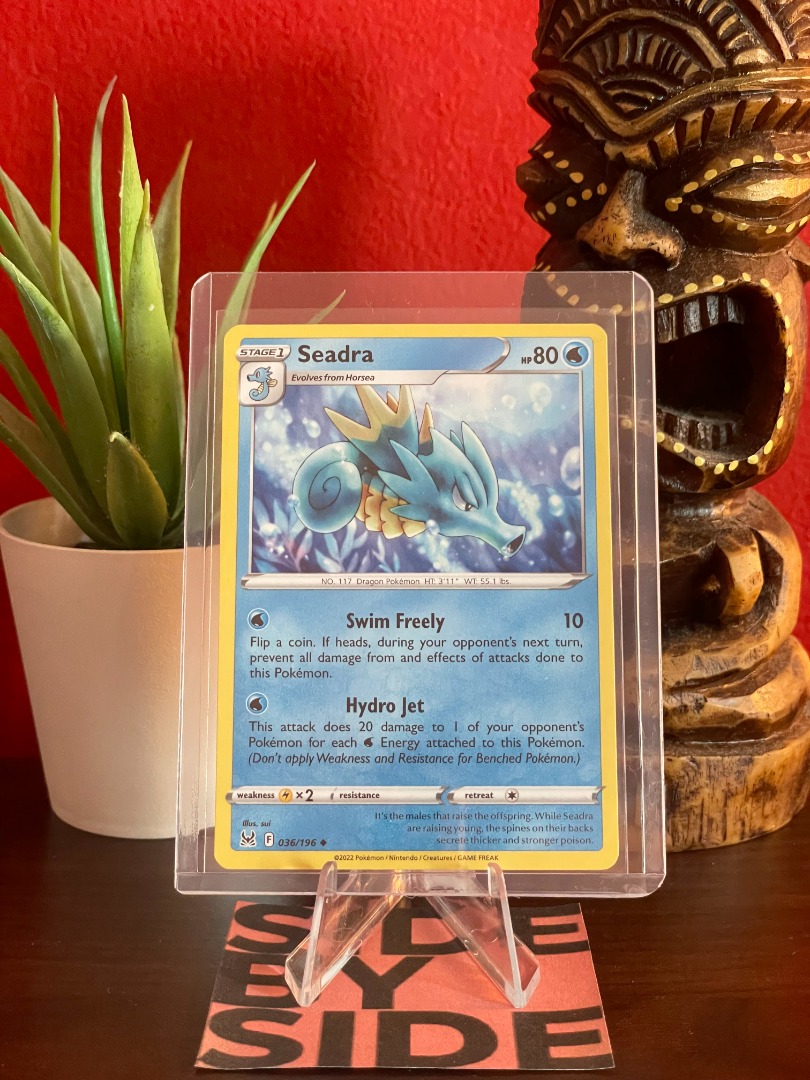 Pokemon TCG Card - Seadra (Lost Origin, #036/196), Hobbies & Toys, Toys ...