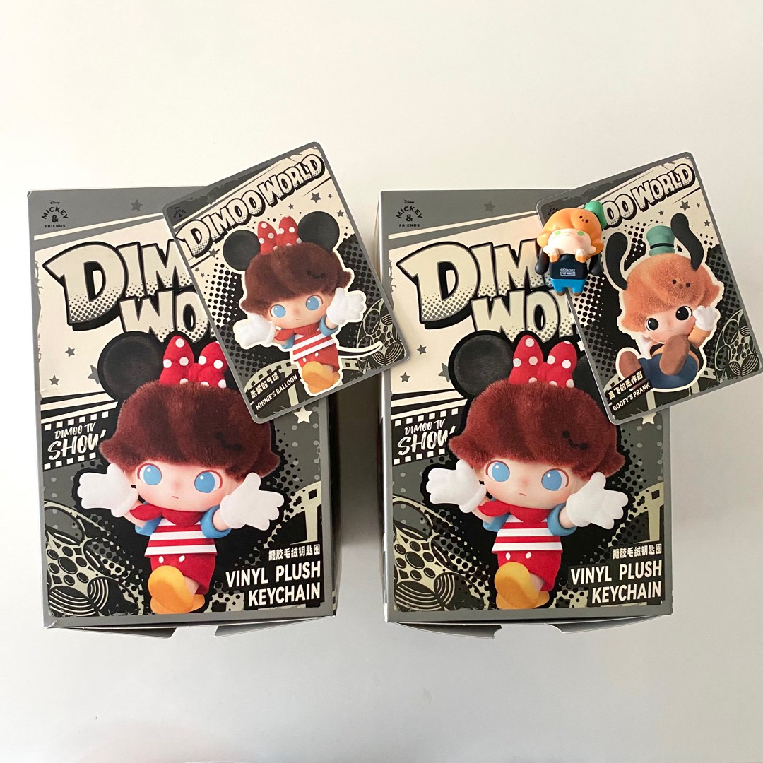 POP MART DIMOO World Disney Vinyl Plush Pendants, Hobbies & Toys, Toys ...