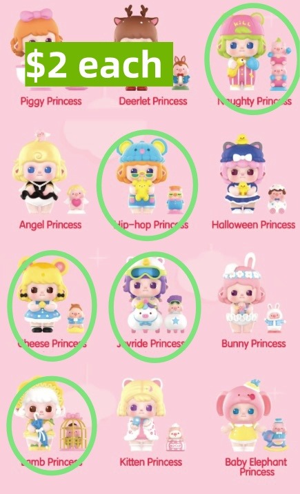 POPMART Minico My Little Princess Series Blind Box, Hobbies & Toys ...
