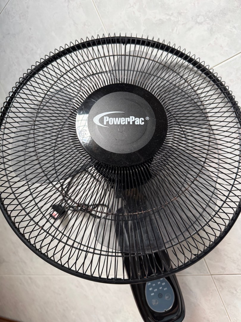 PowerPac Wall Fan, Furniture & Home Living, Lighting & Fans, Fans on ...