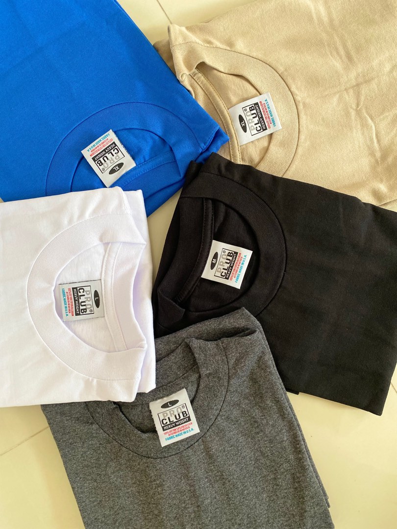 PRO-CLUB HEAVY WEIGHT, Men's Fashion, Tops & Sets, Tshirts & Polo ...