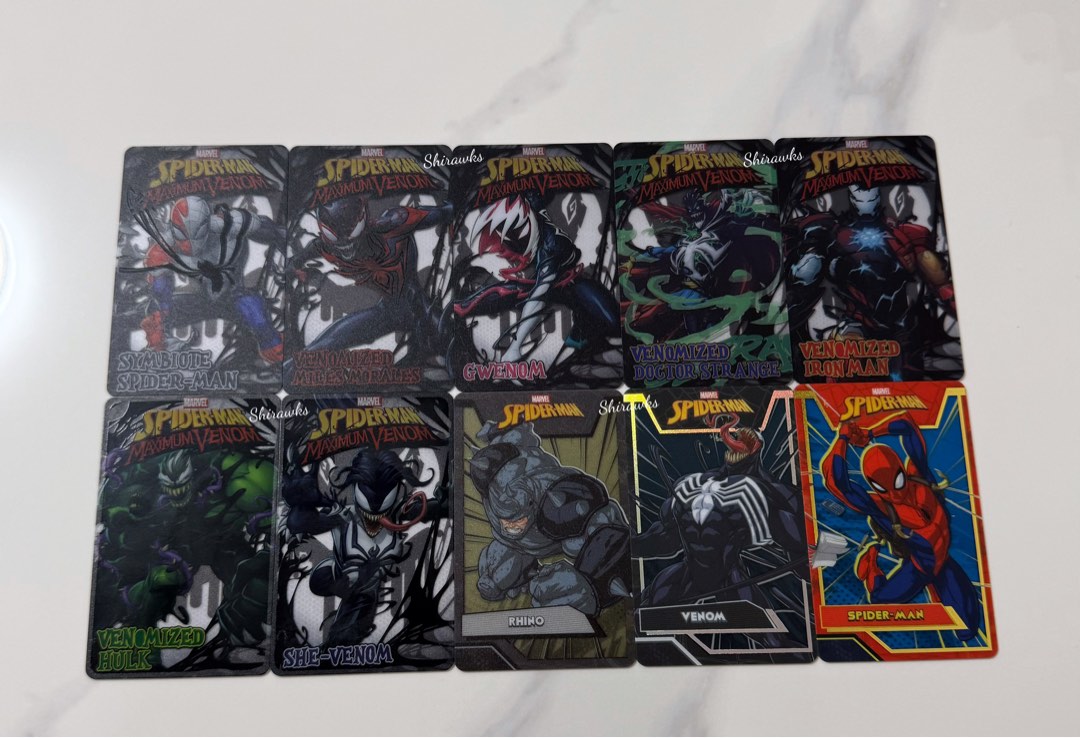 [RARE/ AA] MARVEL Alternate Art SpiderMan/ Venom/ Spiderman Maximum ...